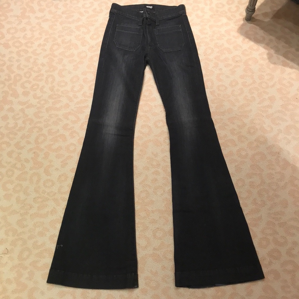 Charcoal Grey Bell Bottoms - Gem
